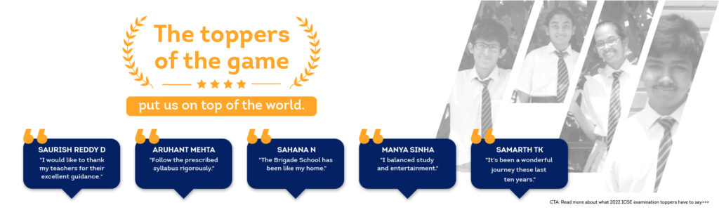 Toppers Speak - The Brigade Schools, malleswaram